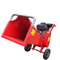 China 40mm Chipping Garden Wood Chipper CE 196cc Engine Tree Shredder Machine for sale
