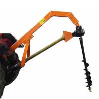 China 115kg 60hp Gearbox Post Hole Digger Compact Tractor Hydraulic Post Auger for sale
