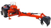 China 25hp Side Shift Tractor Mounted Backhoe With Boom Lockout Pins for sale