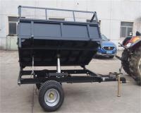China 1000mm Agricultural Farm Trailer 1500kg Hydraulic A Frame Tipping Trailer for Tractor for sale