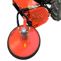 China 40hp 3 Point Hitch Rotary Drum Mower 1690mm 4 Disc Hydraulic Lift Hay Mower for sale