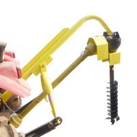 China 100x100mm Hydraulic Post Hole Digger for Tractors 25-60hp 3 Point Hitch Auger for sale