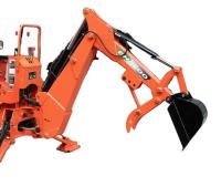 China Compact 3 Point Hitch Tractor Mounted Backhoe 30hp For Farm Digging for sale