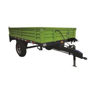 China 4 Wheel Tipping Agricultural Farm Trailer 1 Ton 1.5 Ton Hydraulic Dump Transporter for Tractor for sale