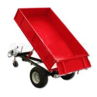 China 2000mm Steel Farm Tipping Trailer 1000kg Max Load Agricultural Dump Trailer for sale