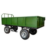 China Agricultural Tractor Hydraulic Tipping Trailer 20 Ton Farm Dump Trailer 1000kg 1500kg for sale
