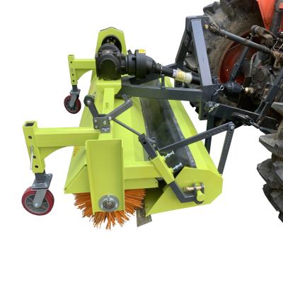 China Tractor Mounted PTO Road Sweeper 1800mm Working Width Pavement Side Brush for sale