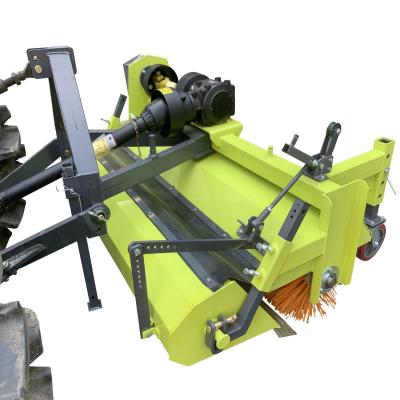 China Tractor Mounted Road Sweeper 1800mm Working Width 280kg 18-22hp PTO Driven Broom for sale