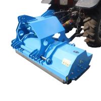 China Dual Heavy Duty Compact Tractor Flail Mower Mulcher With Gasoline Engine for sale