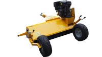 China Orchard Foldable blade Tow Behind ATV Flail Mower 24 Hammer Petrol Engine for sale