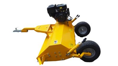 China Gasoline ATV Flail Mower 1150mm 14HP Self-Propelled Grass Cutter Mini Lawn Mower for sale