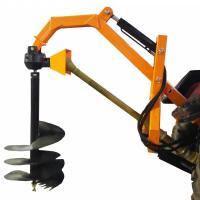 China Tractor Fencing Hydraulic Post Hole Digger 132kg 100*100mm Boom for sale