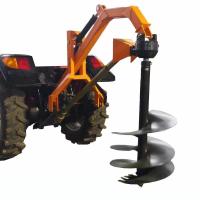 China Tractor Fencing Hydraulic Post Hole Digger 132kg 100*100mm Boom for sale