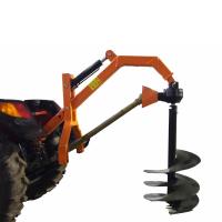 China Tractor Fencing Hydraulic Post Hole Digger 132kg 100*100mm Boom for sale