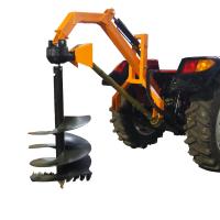 China Tractor Fencing Hydraulic Post Hole Digger 132kg 100*100mm Boom for sale