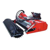 China CE 330kg Skid Steer Loader Attachments 950mm Stone Burier 16 Blade for sale