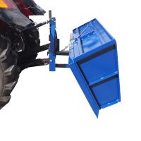 China 120cm 86kg Agricultural Farm Trailer Transport Box for 20hp Tractor 3 Point Hitch for sale