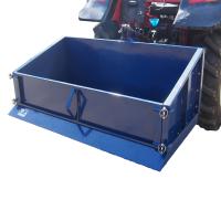 China 120cm 86kg Agricultural Farm Trailer Transport Box for 20hp Tractor 3 Point Hitch for sale