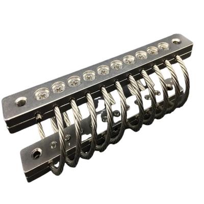 China 0.5KG UAV Camera Drone Embedded Electronics Cabinet Vibration Shock Control JGX-0160D-2.2A Stainless Steel Wire Rope Isolator for sale