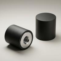 China Hoan RDM-Type Rubber Vibration Isolators  Cylindrical DoubleFemale Anti-Vibration Mounts for sale
