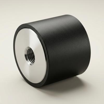 China Hoan RDM-Type Rubber Vibration Isolators  Cylindrical DoubleFemale Anti-Vibration Mounts for sale