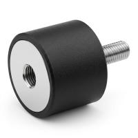 China Hoan RVX Single Male Stud Rubber Vibration Isolators Type D RubberBumpers for sale