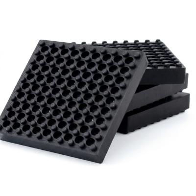China Hoan 100611 Heavy-Duty Machine Tool Rubber Shock Absorber PadsQ235 Steel Reinforced Anti-Vibration Pads for sale