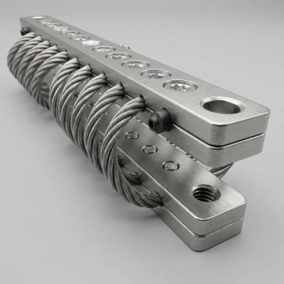 China JGX-0480D-75A Wire Rope Vibration Isolator 100% Metal Construction Zero Aging Simultaneous Multi-Axis Isolation for sale