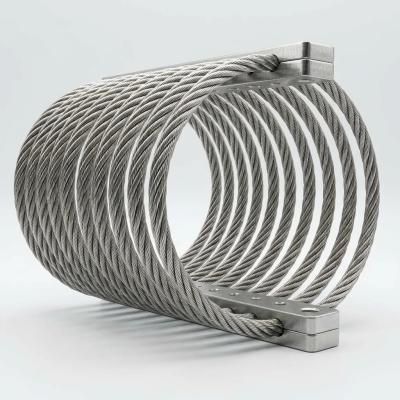 China JGX-0480D-61A Stainless Steel Wire Rope Vibration Isolator Inter-Strand Micro-Friction Damping for Seismic Protection for sale