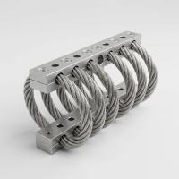 China JGX-1278D-235B Zero-Maintenance Wire Rope Isolator 235N Dual-Action Shock Vibration Control 95mm for Equipment for sale