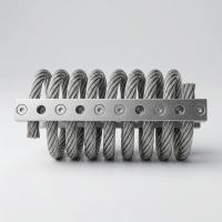 China JGX-1278D-235B Zero-Maintenance Wire Rope Isolator 235N Dual-Action Shock Vibration Control 95mm for Equipment for sale
