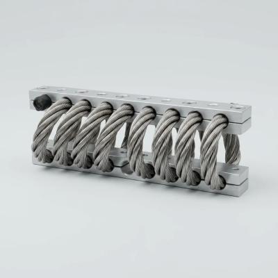 China JGX-1278D-235B Zero-Maintenance Wire Rope Isolator 235N Dual-Action Shock Vibration Control 95mm for Equipment for sale