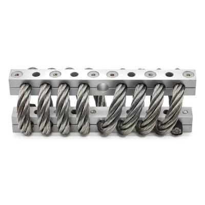China JGX-1598D-428B Wire Rope Vibration Isolator Dynamic Pressure Gas Impulse Attenuation Ultra-Low Profile Tight Clearances for sale