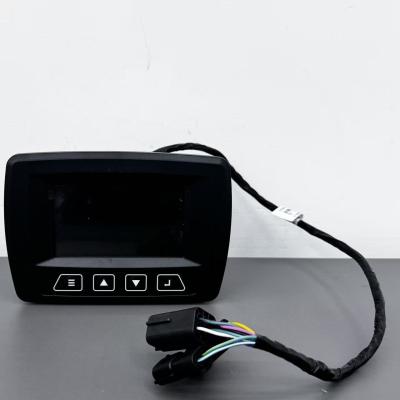 China HELI Forklift Dashboard Display HZB916B - IP65 Waterproof 12V/24V CAN Bus TFT Instrument for sale