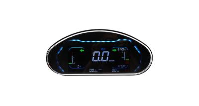 China IP54 Waterproof Digital LCD Display Forklift Dashboard with Universal Compatibility for Industrial Electric Vehicles for sale