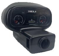 China Front-mounted Digital Display Forklift Dashboard with High and Low Temperature Resistance and IP54 Protection for sale