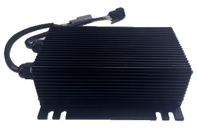 China Compact Size Forklift DC DC Converter with IP65 Protection and Wide Input Voltage for Forklift Instrument System for sale