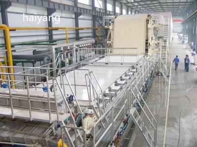 China 200T / D Corrugated Fluting Kraft Paper Machine 3800mm Jumbo Roll Production Line for sale