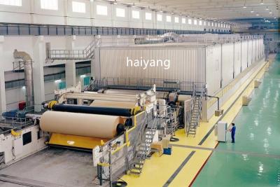 China 300T / D Corrugated Cardboard Fluting Kraft Paper Machine 5400mm Jumbo Roll Production Line for sale