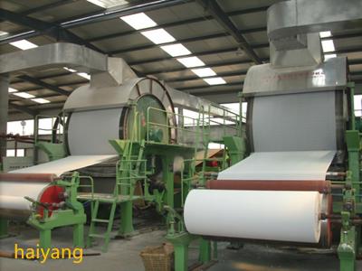 China Fourdrinier High Speed Toilet Paper Machine 1575 - 3500mm Model 13 - 23gsm for sale