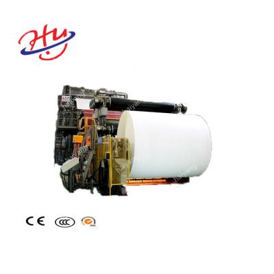 China 1880mm Recycling Paper Plant  A4 Paper Making Machine Line Culture Paper Making Machine for sale