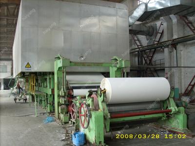 China Pulp Forming 2600mm 70g/M2 A4 Paper Making Machine for sale