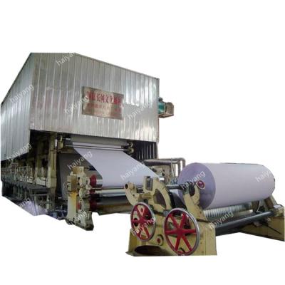 China Fourdrinier 1760mm 35T/D A4 Paper Making Machine for sale