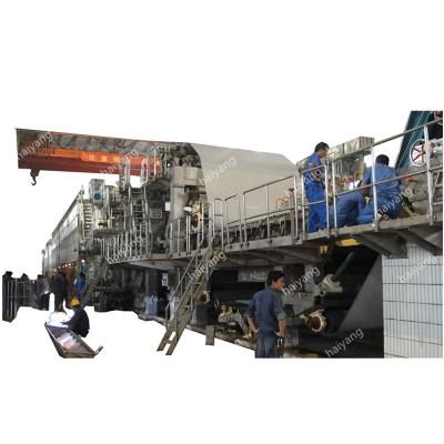 China Recycling 2400mm 70g 50g/M2 A4 Paper Making Machine for sale