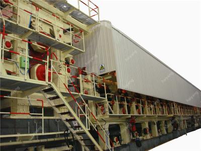 China Cement Sack Paper 600g/M2 4400mm Kraft Paper Making Machinery for sale