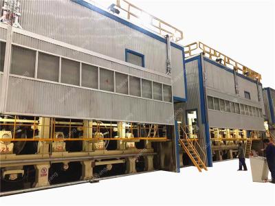 China Mixed Pulp 80m/Min 2100m Fluting Paper Machine for sale