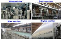 China Cardboard 20t/D 0.6MPa Recycled Paper Making Machine for sale
