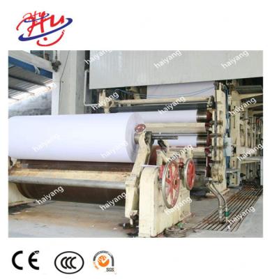 China AC 1575mm 15TPD Corrugated A4 Paper Making Machine for sale