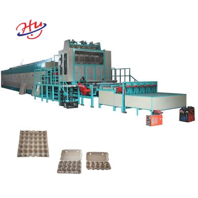 China 1000pcs/H Paper Egg Tray Machine Line With Drying System for sale