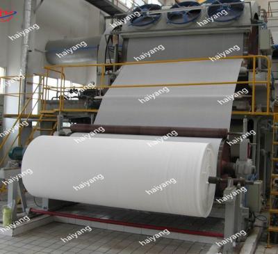 China Paper manufacturing plant production line toilet tissue paper making machine for sale
